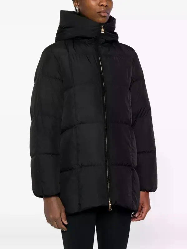 Moncler Darbon Quilted Hooded Jacket - Black