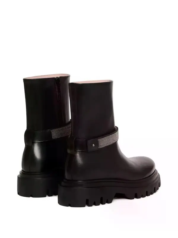 Fabiana Filippi Chain-embellished Boots - Black