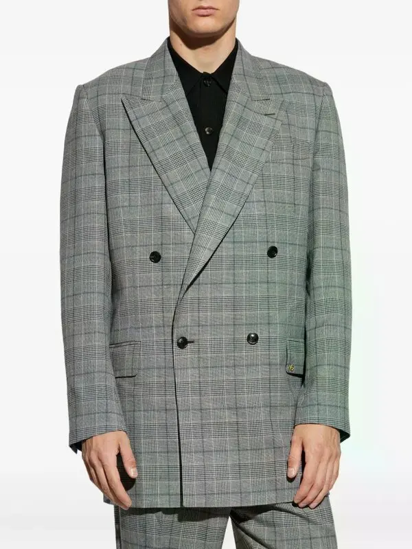 Amiri Double-breasted Blazer - Grey