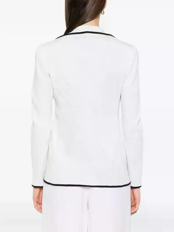 Giorgio Armani Ribbed-trim Blazer