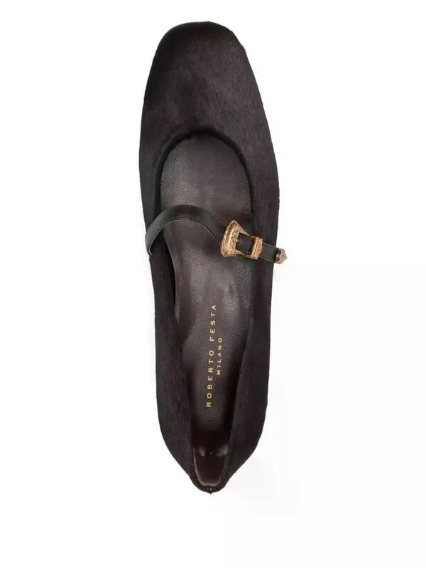 Roberto Festa Buckle-detail Ballet Flats