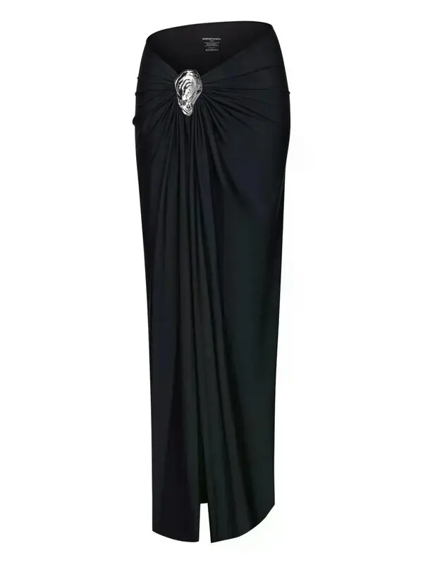KOROBEYNIKOV Embellished Side-split Maxi Skirt