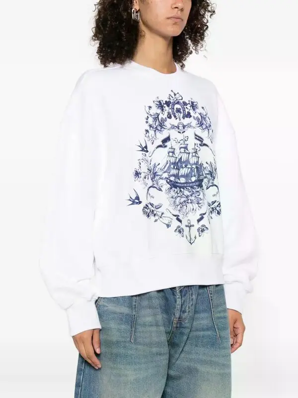 Alexander McQueen Graphic-print Sweatshirt