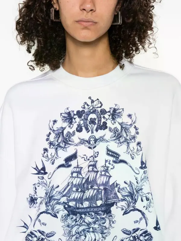 Alexander McQueen Graphic-print Sweatshirt