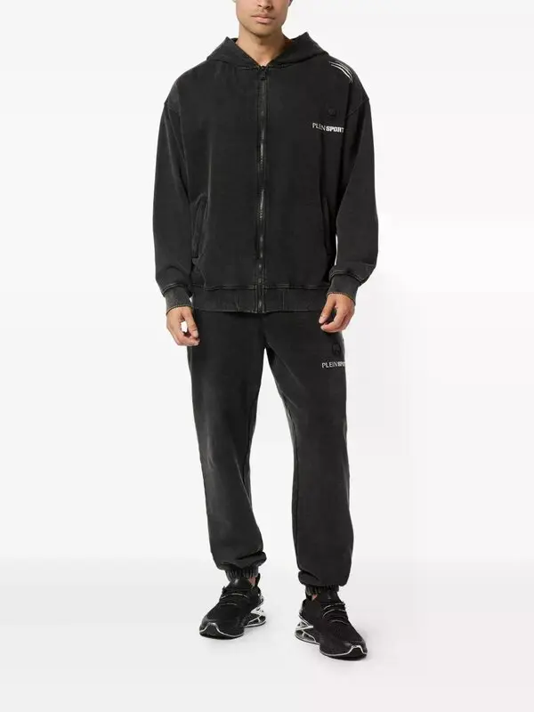 PLEIN SPORT Graphic-print Zip-up Hoodie
