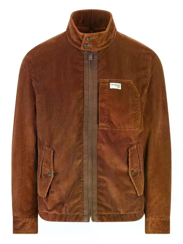 FAY Corduroy High-collar Jacket