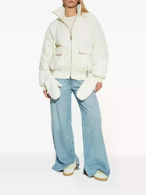 GOLDEN GOOSE Flap-pockets Puffer Jacket - Neutrals