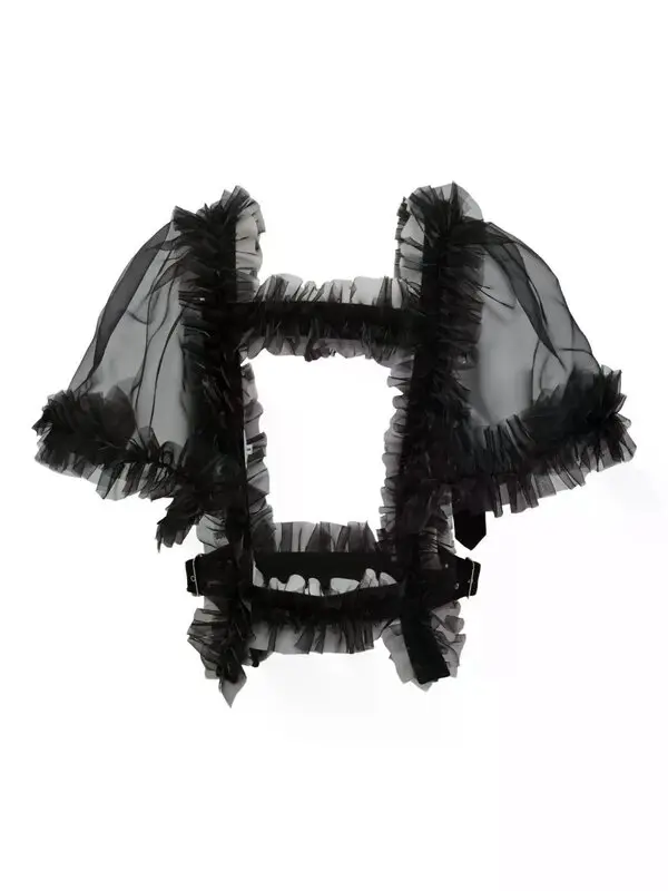 Noir Kei Ninomiya Ruffled Organdy Vest