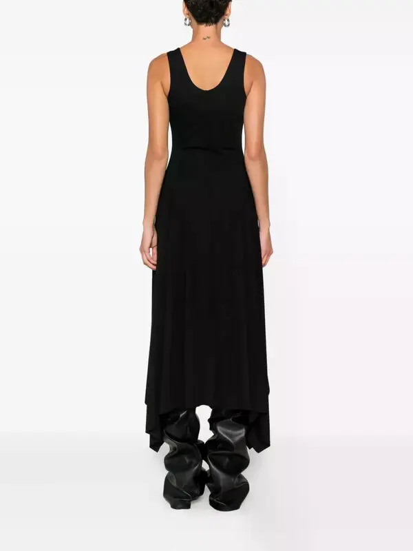HAMZA Asymmetric A-line Dress