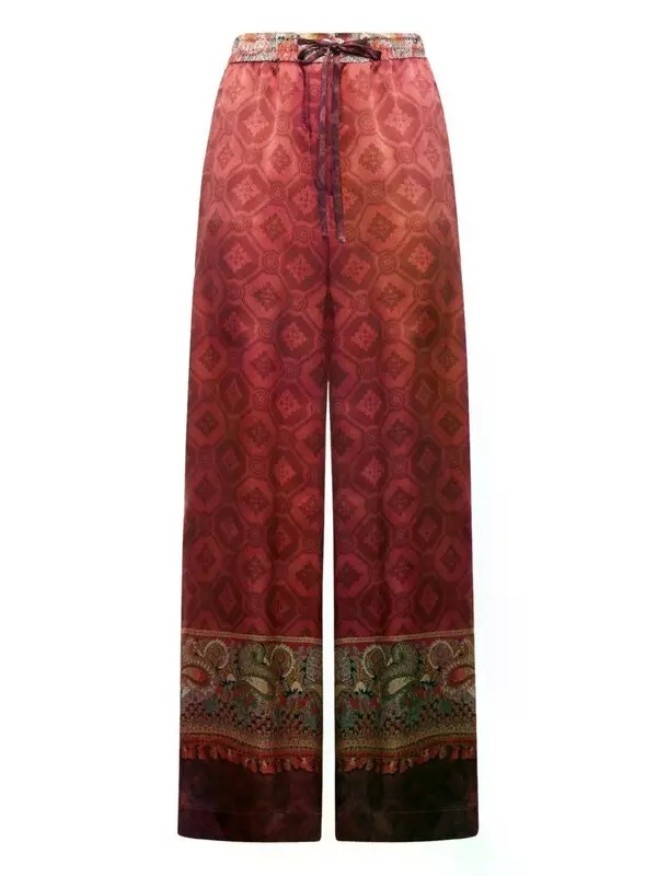 PIERRE-LOUIS MASCIA Geometric Pattern Trousers