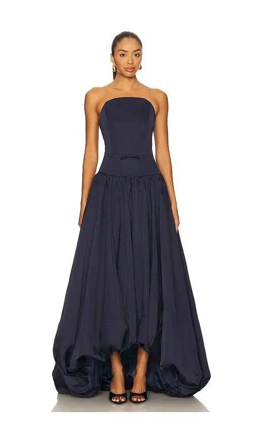 SAU LEE Madeleine Gown - Navy