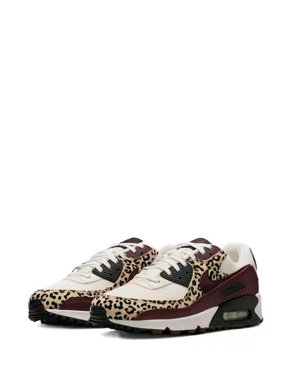 Nike Air Max 90 Leopard-print Sneakers - Brown