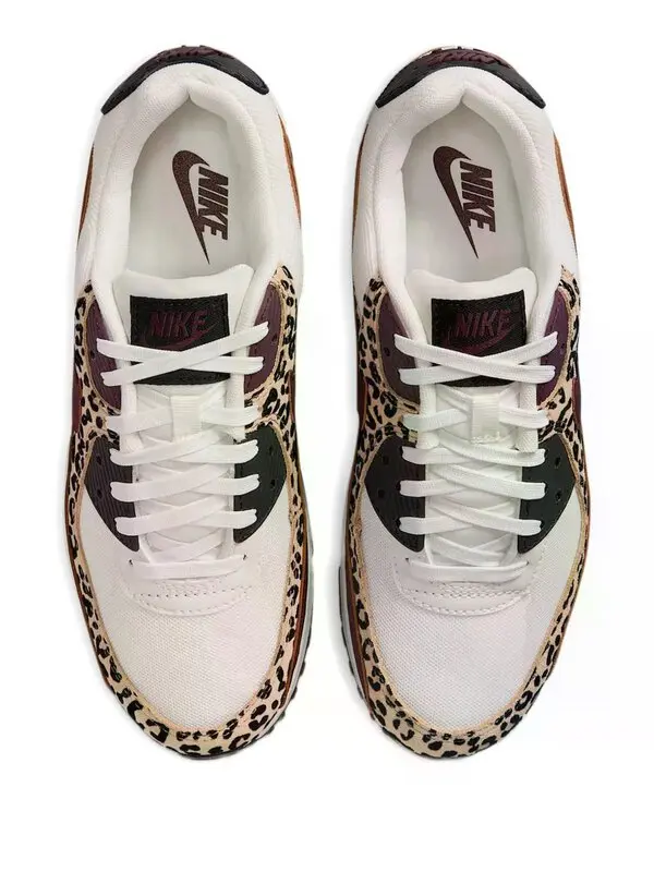 Nike Air Max 90 Leopard-print Sneakers - Brown