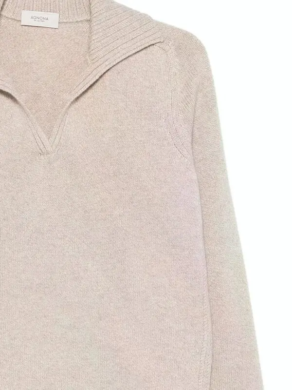 Agnona Sweater With Turtleneck Collar