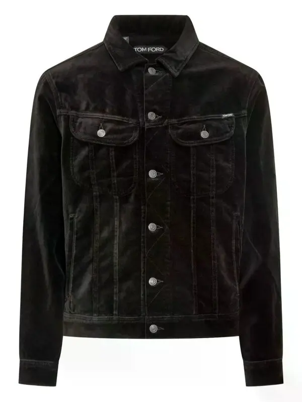 TOM FORD Icon Velvet Denim Jacket
