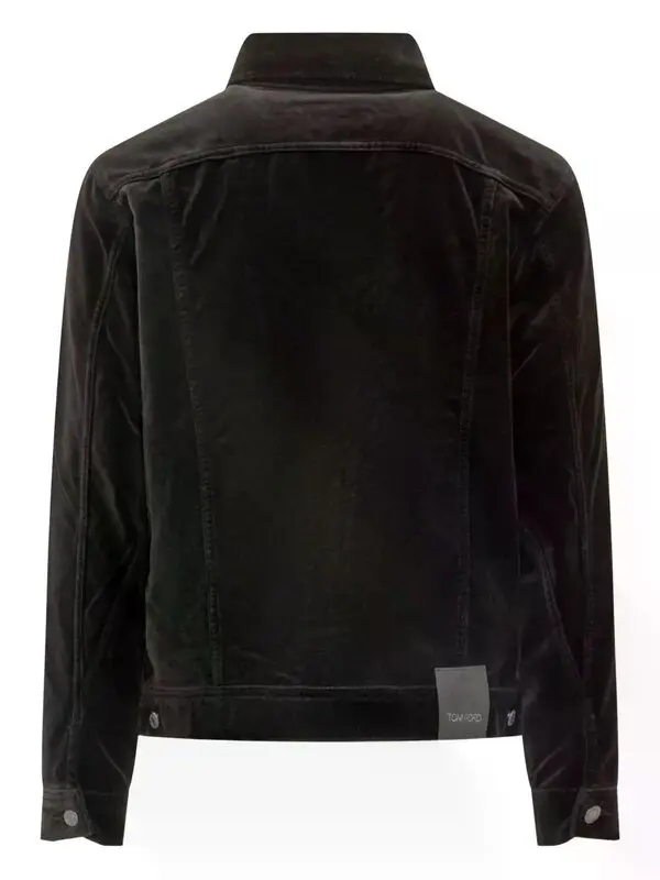 TOM FORD Icon Velvet Denim Jacket