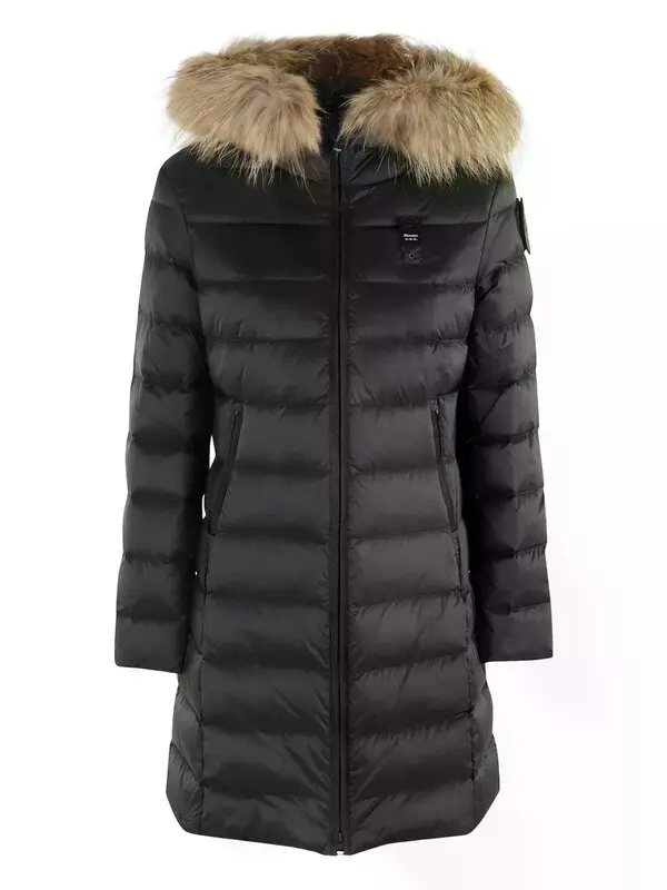 BLAUER. Faux-fur Trimmed Quilted Jacket