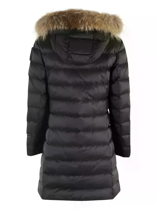 BLAUER. Faux-fur Trimmed Quilted Jacket