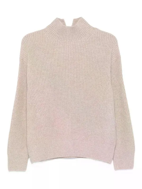 Agnona Ribbed High-neck Sweater