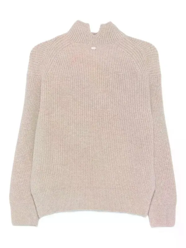 Agnona Ribbed High-neck Sweater