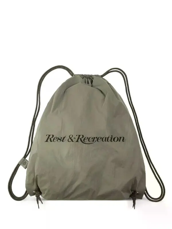 REST&RECREATION Drawstring Backpack - Green