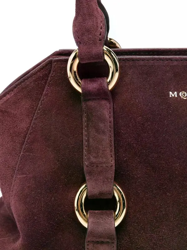 Alexander McQueen Farringdon Small Tote Bag - Red