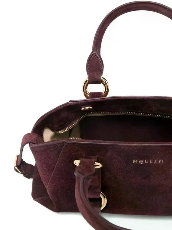 Alexander McQueen Farringdon Small Tote Bag - Red