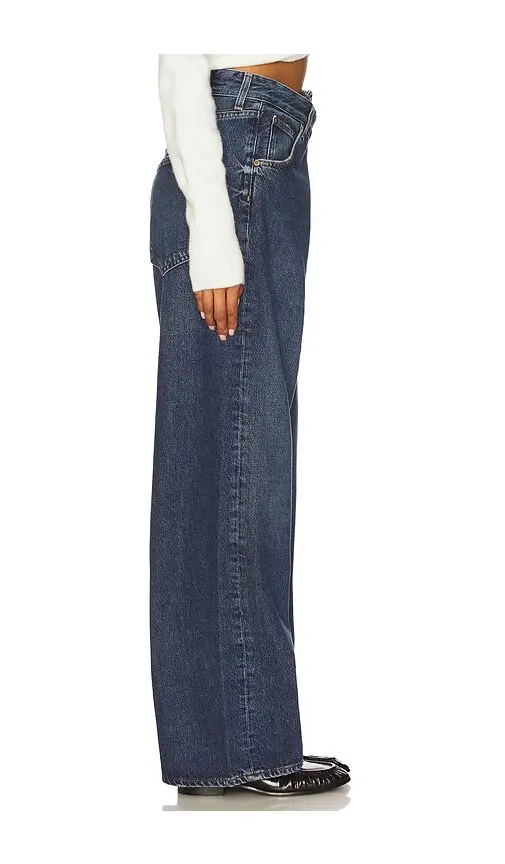 AGOLDE Vana Wide Leg Jeans - Blue