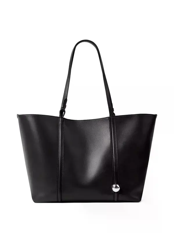 Jacquemus The Marino Leather Tote Bag - Black