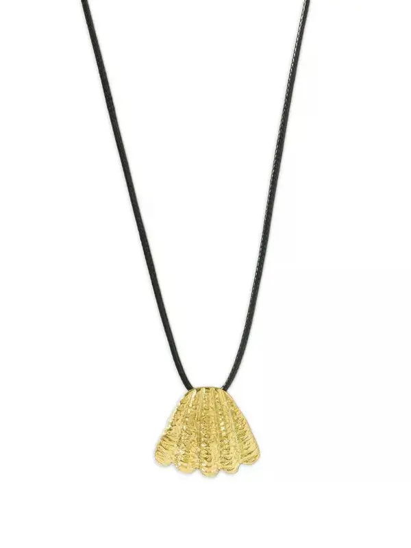 YSSO Whisper Of The Wind Shell Pendant Necklace - Black