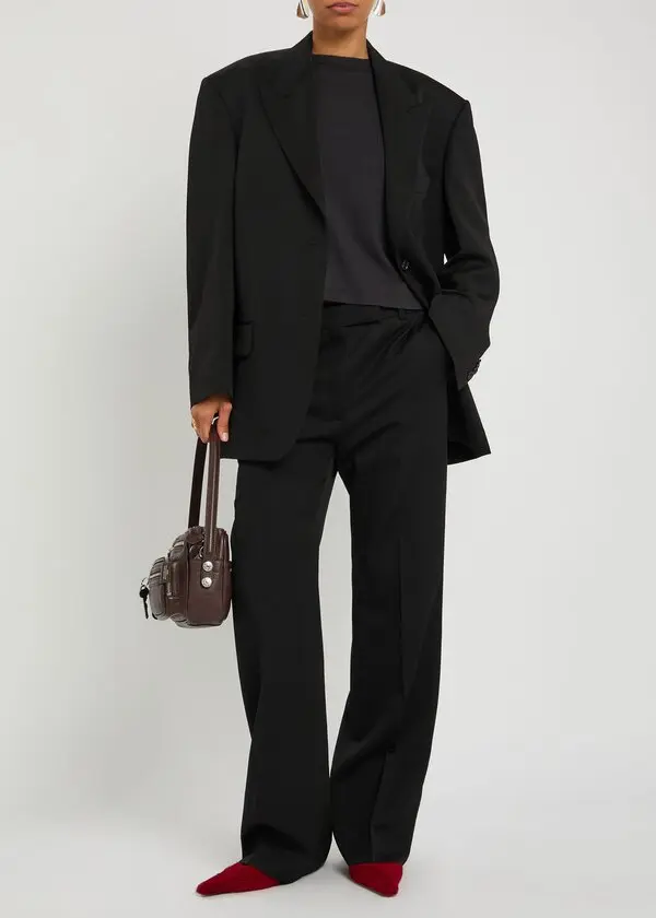 Acne Studios Wool Gabardine Trousers