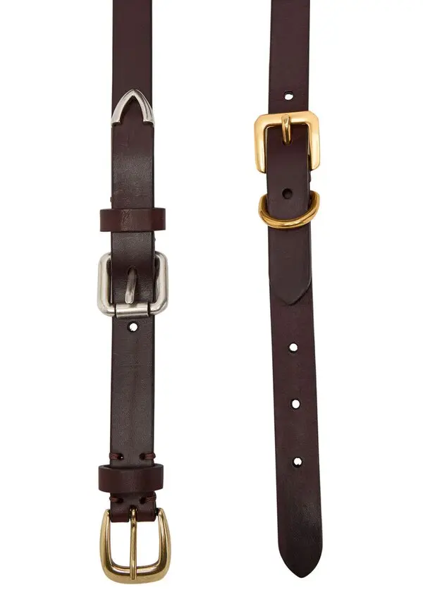 Etro Multi-buckle Leather Belt