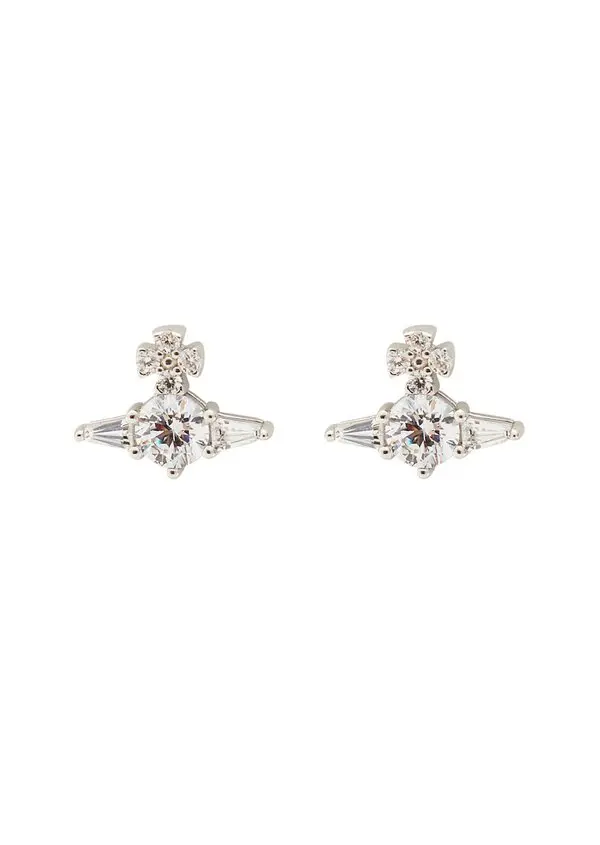 VIVIENNE WESTWOOD Ofelia Orb Stud Earrings - Silver