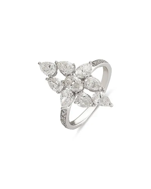 Etho Maria 18k Diamond Cluster Ring - White Gold