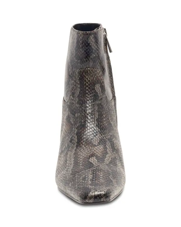 Free People Easy Does It Ankle Boots - Military Snake Print