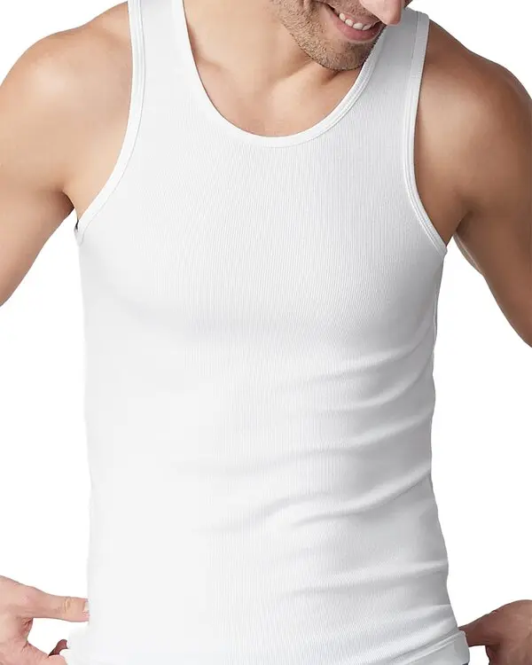 Mack Weldon 18-hour Ribbed Tank - Bright White