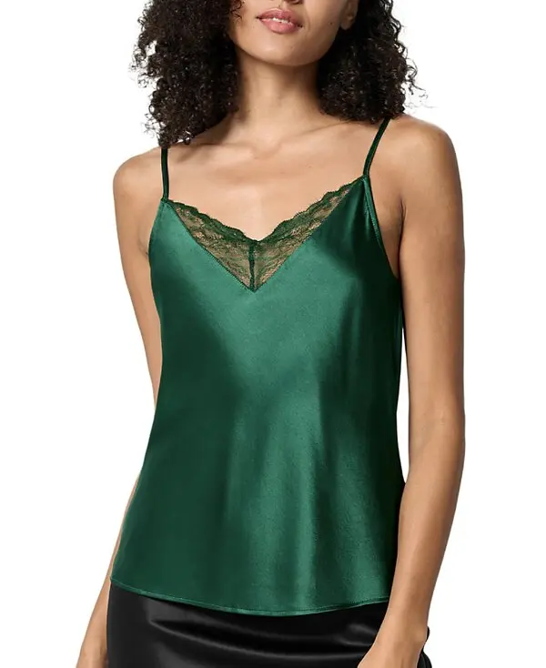 Lilysilk Lace Silk 2-in-1 Cami - Green Jade