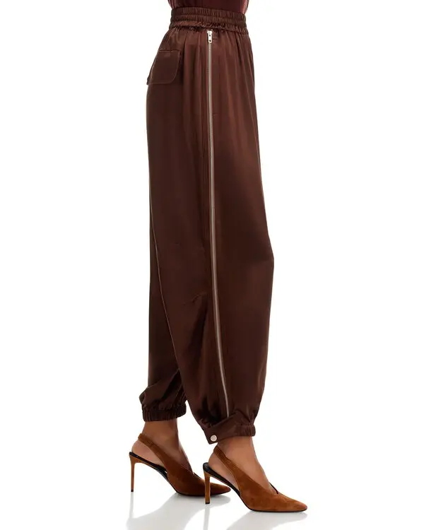 Co Articulated Vented Silk Pants