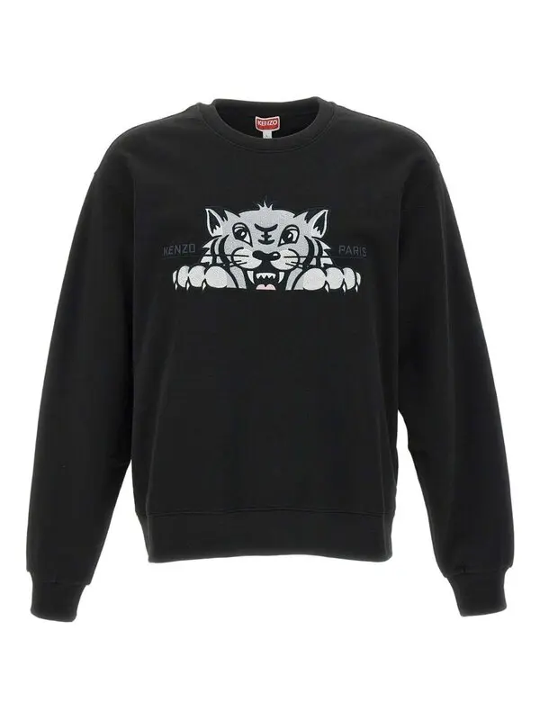 Kenzo Cotton Sweatshirt - Black