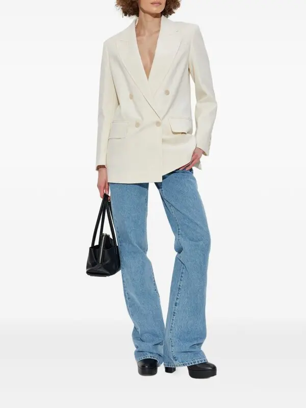 Max Mara Double-breasted Jacket - White