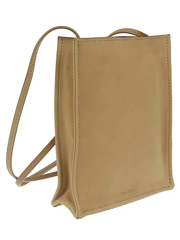 THE ROW To Go Small Leather Tote Bag - Yellow