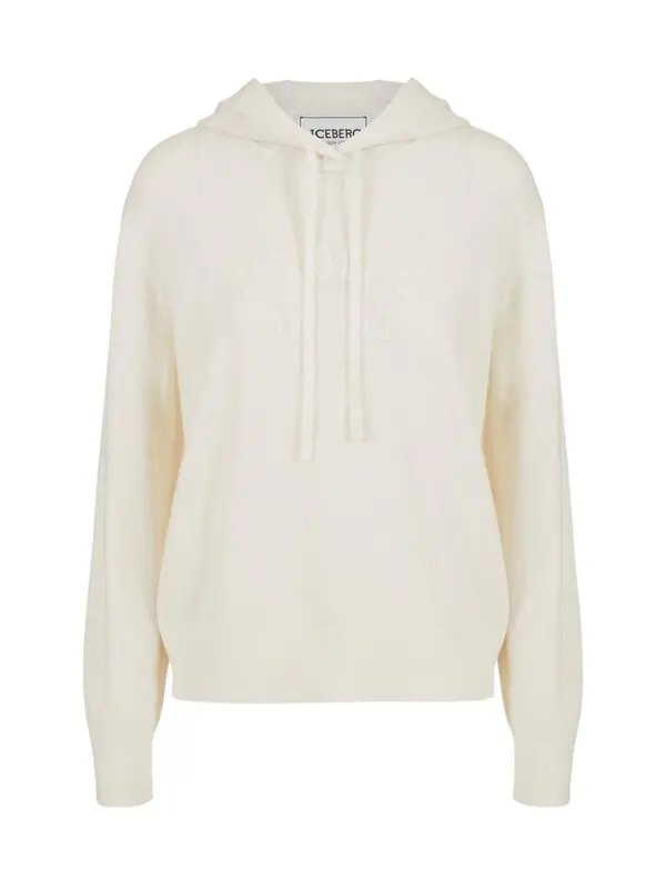 Moncler Cotton Hoodie - White