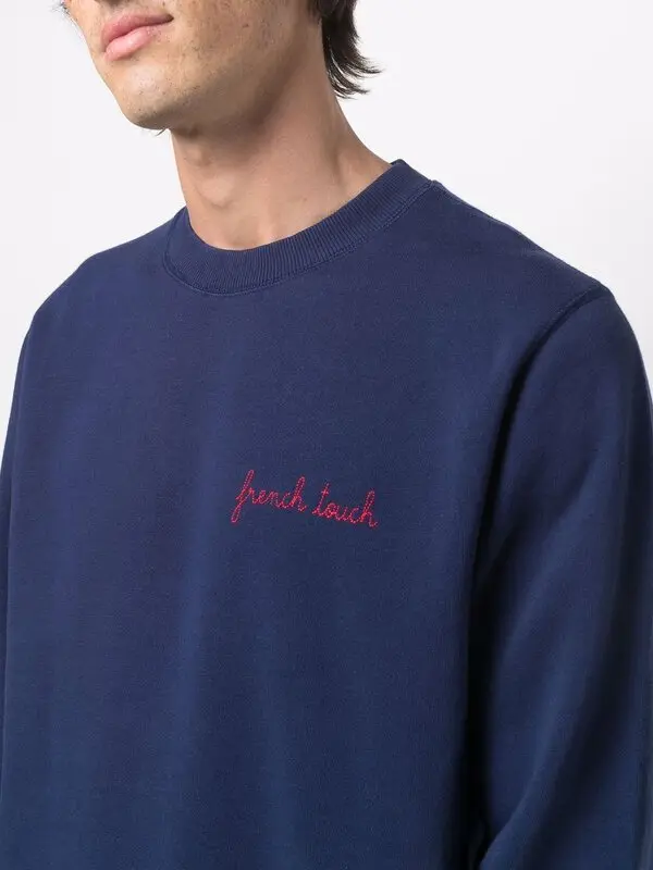 Maison Labiche Embroidered Cotton Sweater