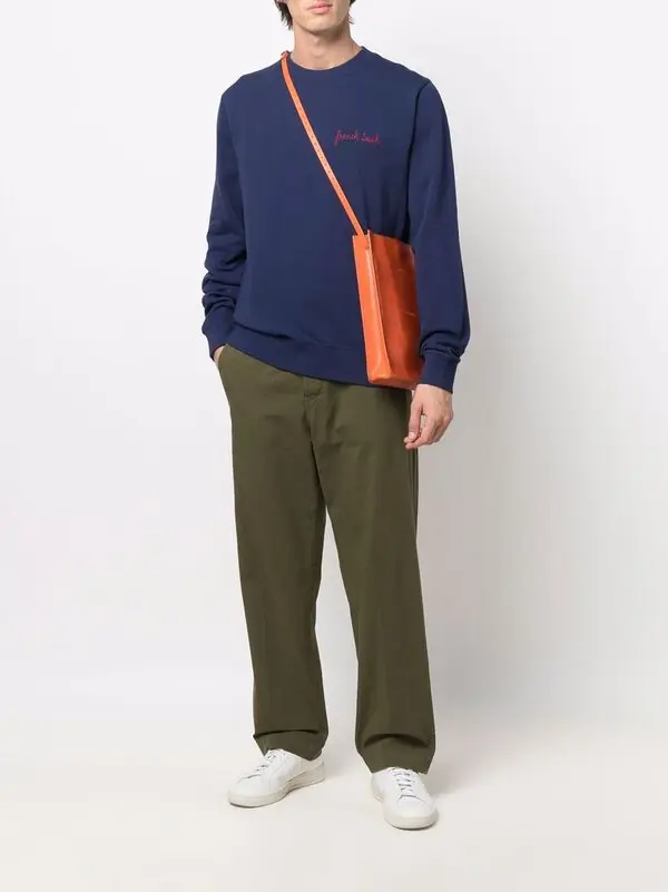 Maison Labiche Embroidered Cotton Sweater