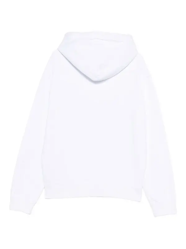 Dsquared2 Hooded Long Sleeve Top - White