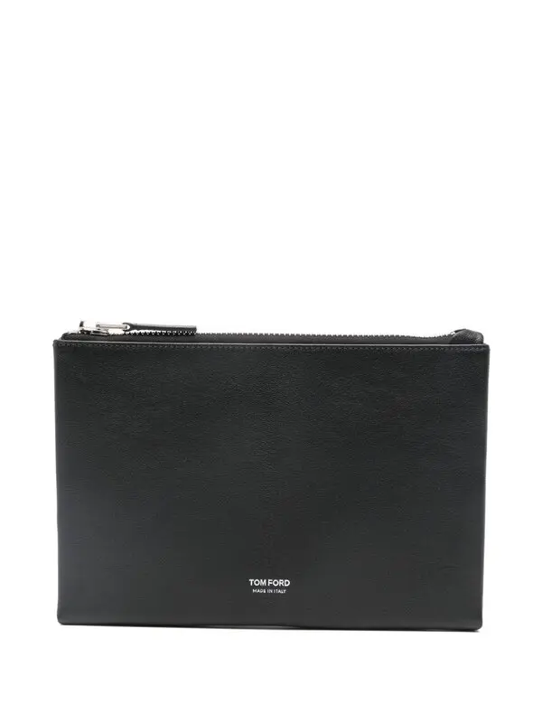 TOM FORD Leather Pouch - Black
