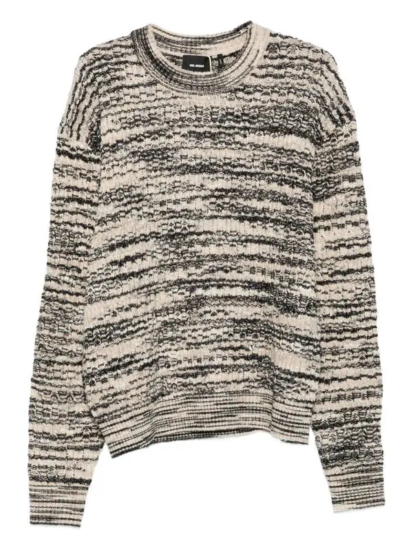Axel Arigato Crew Neck Long Sleeve Sweater - White