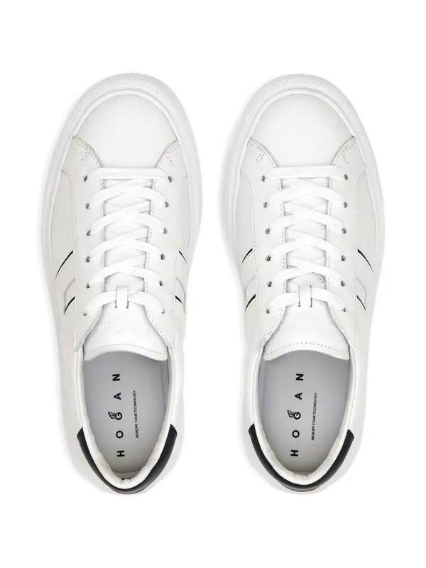 Hogan H691 Leather Sneakers - White
