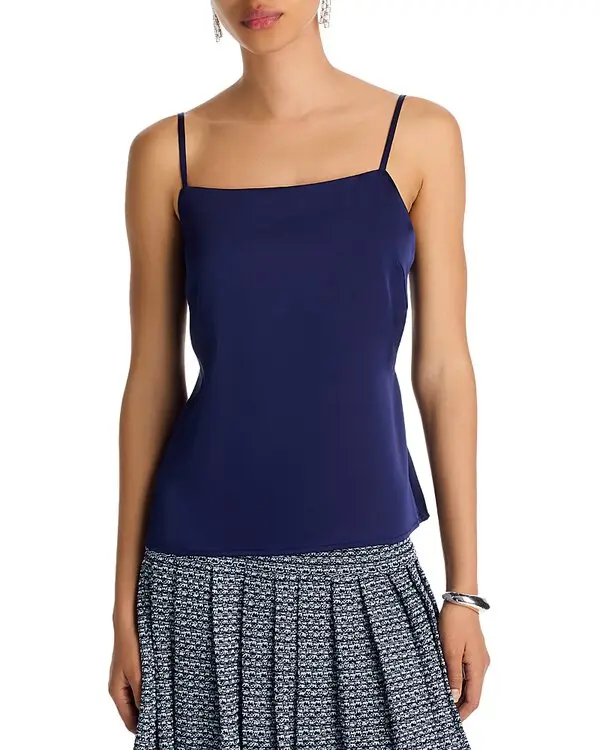 Misook X Lani Lynn Square Neck Crepe De Chine Cami