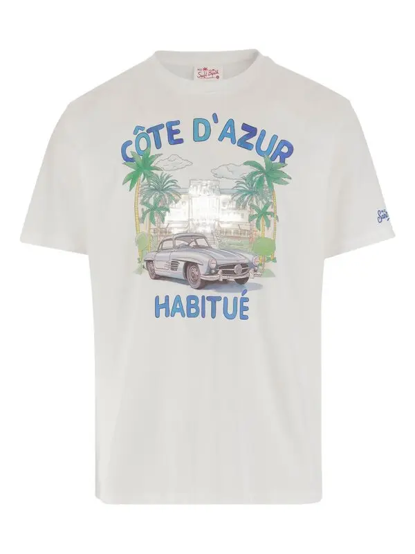 MC2 SAINT BARTH T-shirt With Print - White